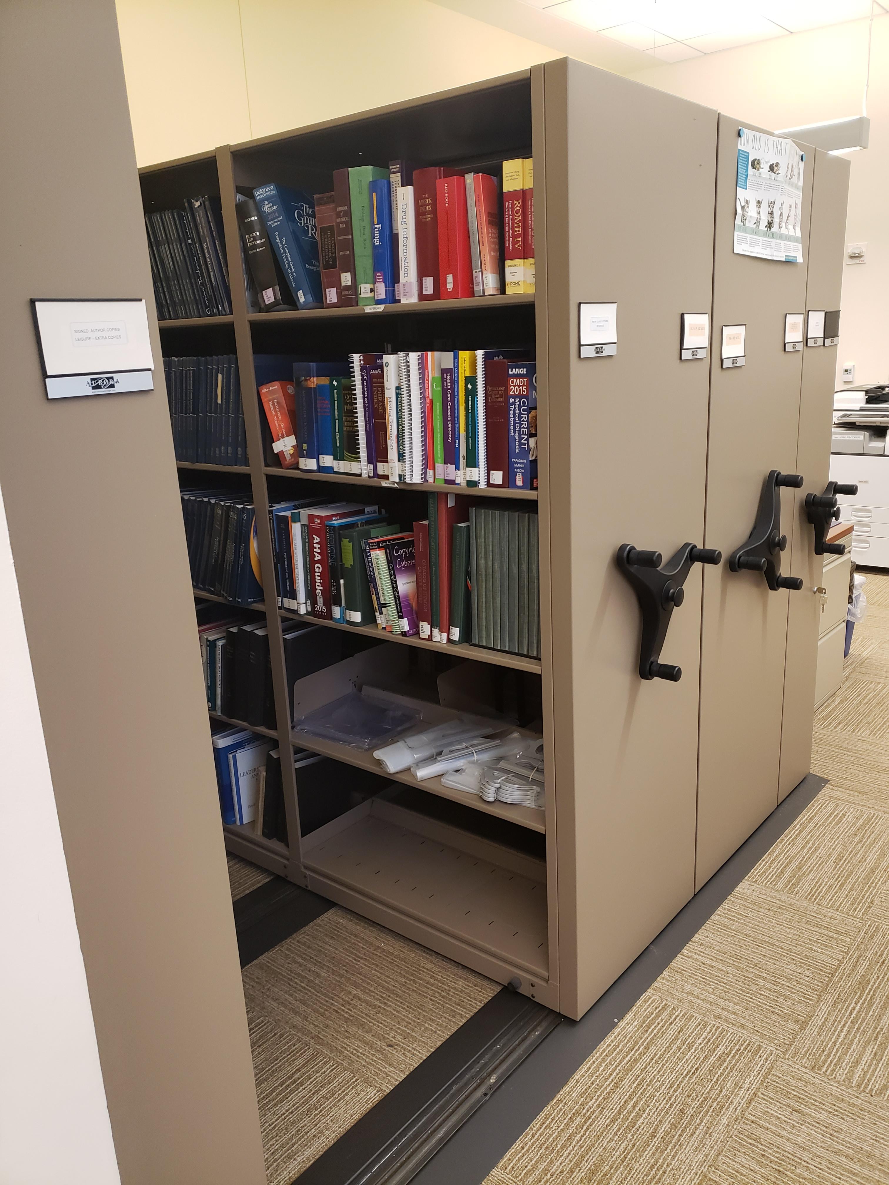 Aurora Storage High Density (Compact) Shelving Unit | Reaching Across Illinois Library System